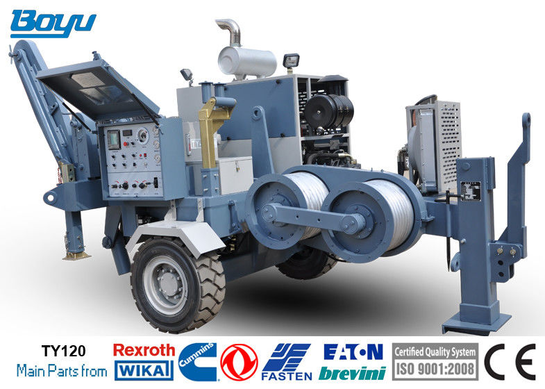 12 tons Transmission Line Stringing Equipment for 630sqmm Single or ...