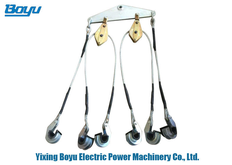 Insulated Type Overhead Line Stringing Tools Six Bundled Conductor ...