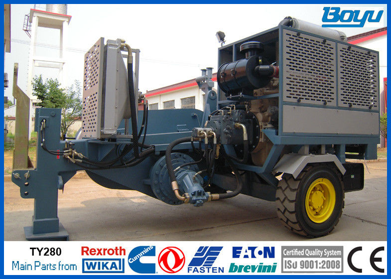 4 or 6 bundled conductors Overhead Line Stringing Equipment Hydraulic ...