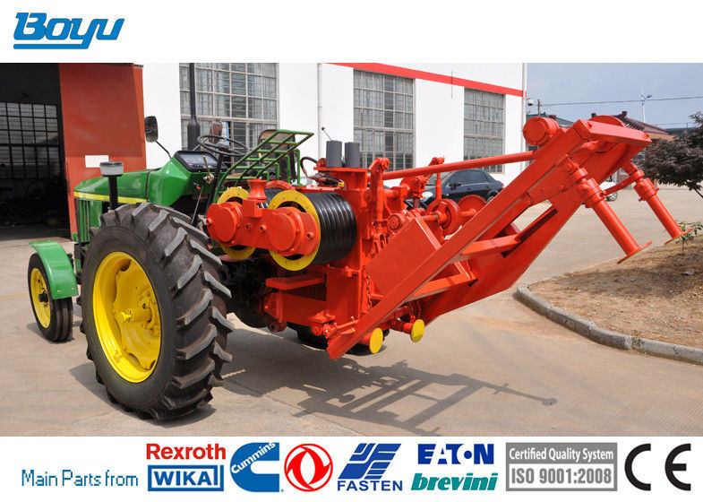 Conductor Stringing Equipment Tractor Puller For Transmission Line Max ...