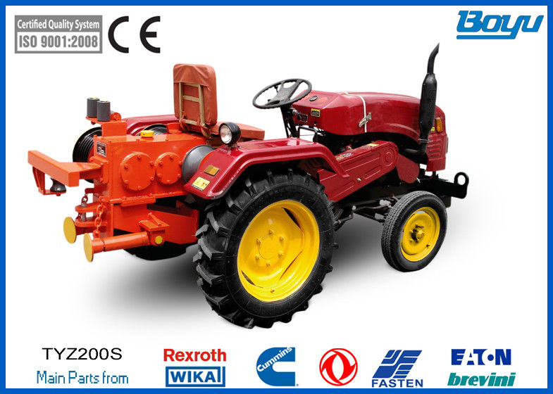 252 / 320mm Bull Wheel Tractor pulling machine 41 kN With 6 Groove Max ...