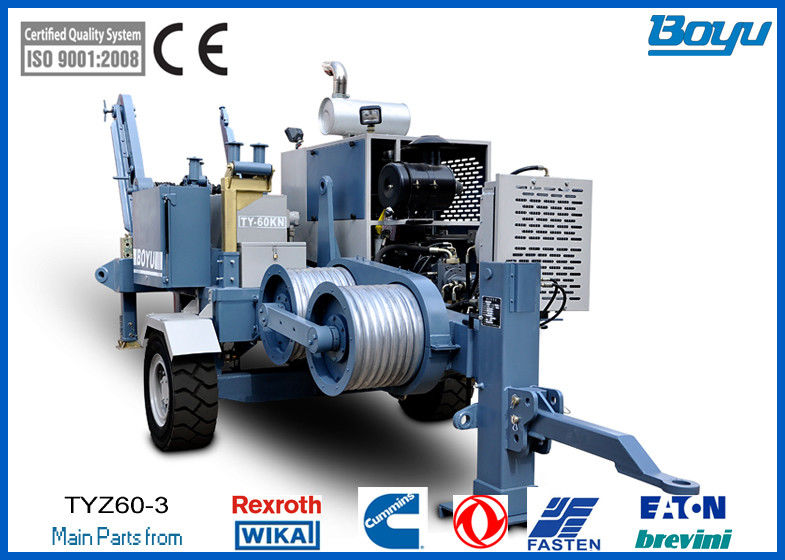 220KV Transmission Line Puller Machine for Overhead Stringing Rexroth ...
