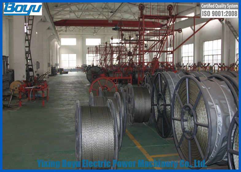 Flexible Steel Wire Rope , Anti Twist Braid Steel Rope for Overhead ...