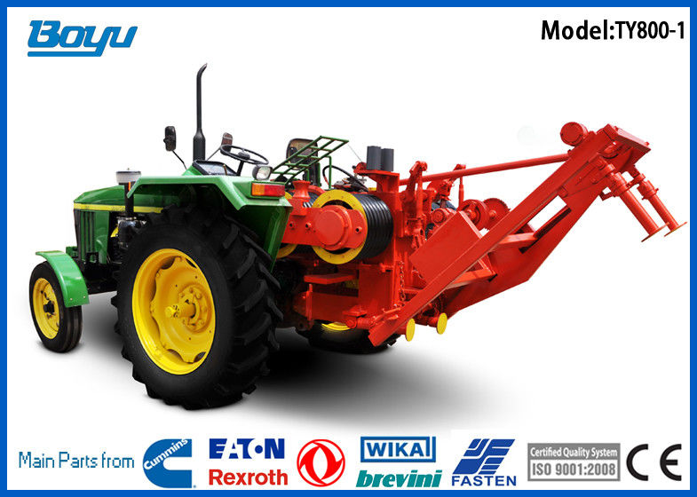 Self-propelled Pulling Tractor Machine Groove number 8 Bull wheel 450mm ...