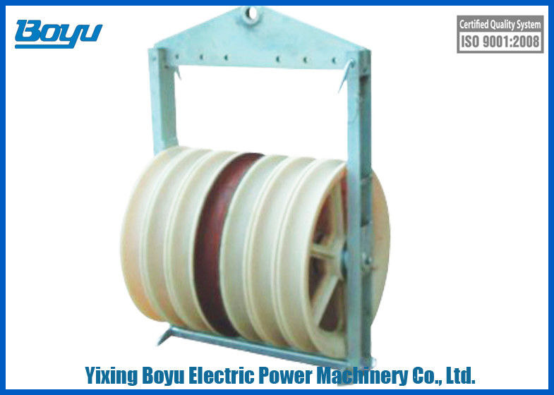 Wheel Number 7 Big Stringing Block For Stringing Six Bundled Conductor Line