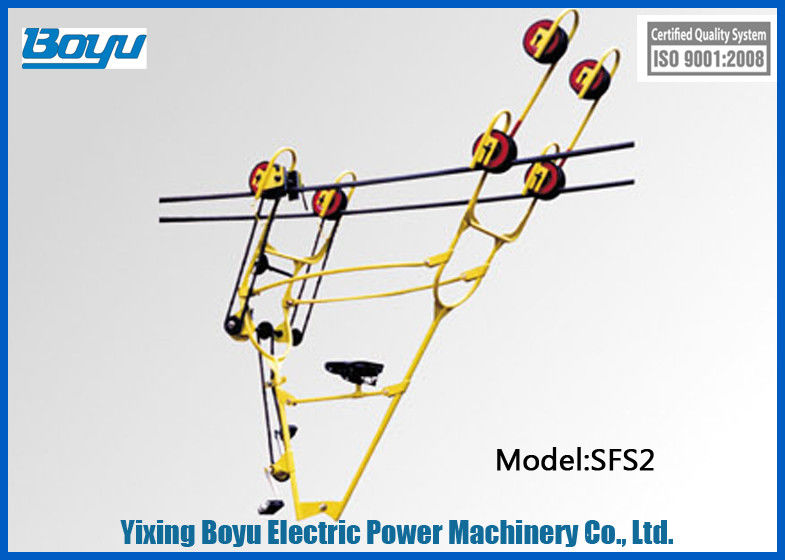Two Types Bundle Line Cart Rated load 1.5kn For Four Conductor Diameter ...