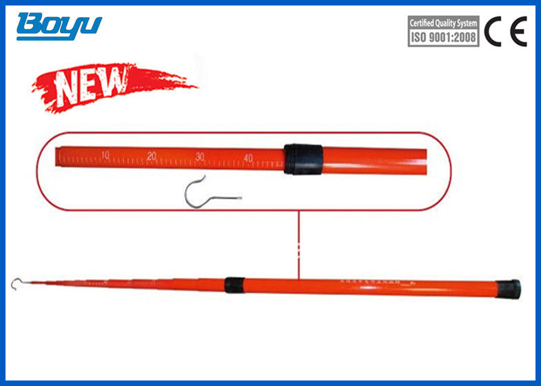 1.6 Meter High Voltage Retractable Measuring Stick Insulated Measuring Pole