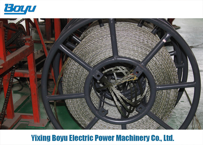 Stringing Equipment Anti Twist Wire Rope 250kN Breakage Tension
