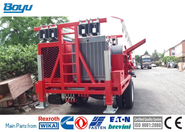 TY2x70IV Cable Stringing Equipment Hydraulic Tensioner With Cummins Engine