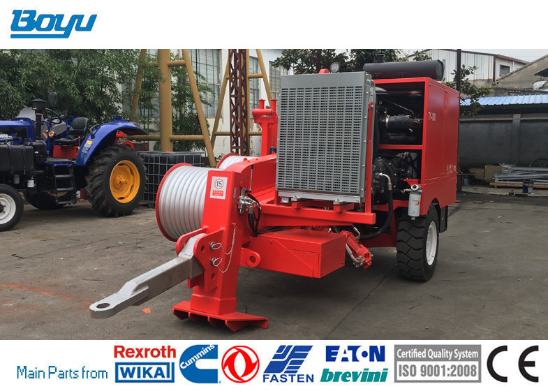 Max Pulling Force 180kN Hydraulic Puller Mahcine For Overhead Line ...