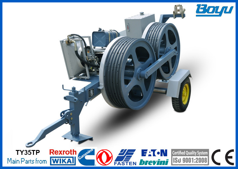 Hydraulic Tensioner 35kN 3.5T Overhead Transmission Line For Stringing ...