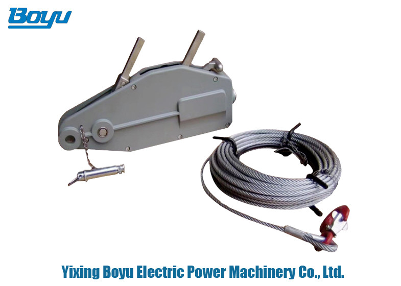 Durable Transmission Line Stringing Tools Lever Block Wire Rope Pulling ...