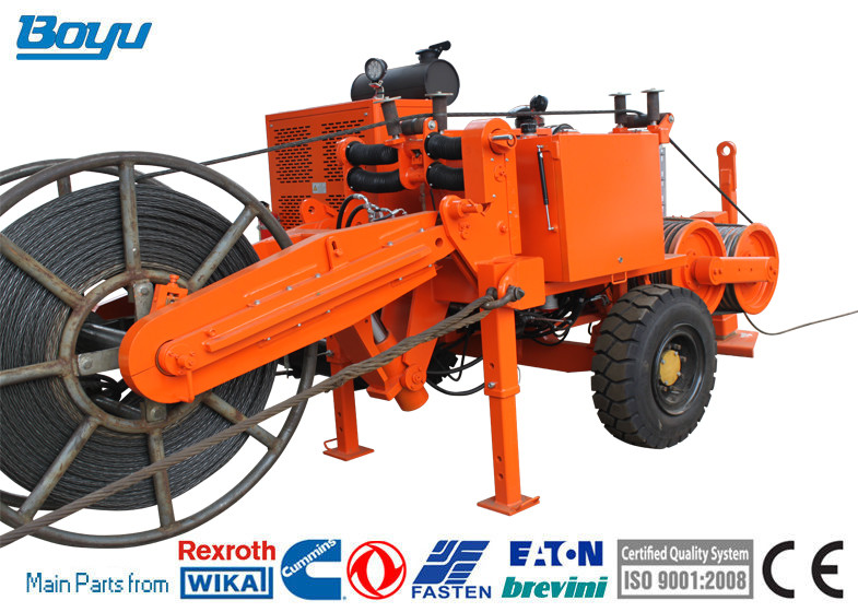 77kw 103hp Transmission Line Stringing Equipment Hydraulic Puller ...
