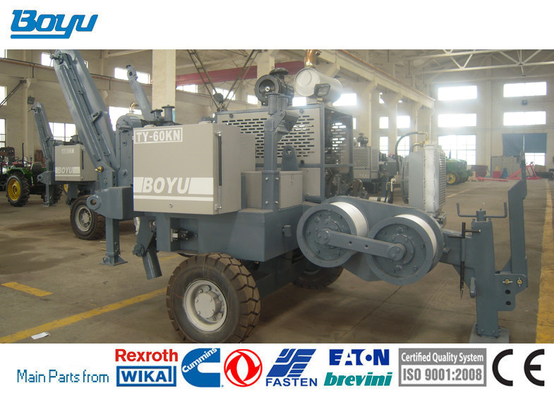 Puller Machine For Overhead Stringing 2.5km / H Conductor Stringing ...