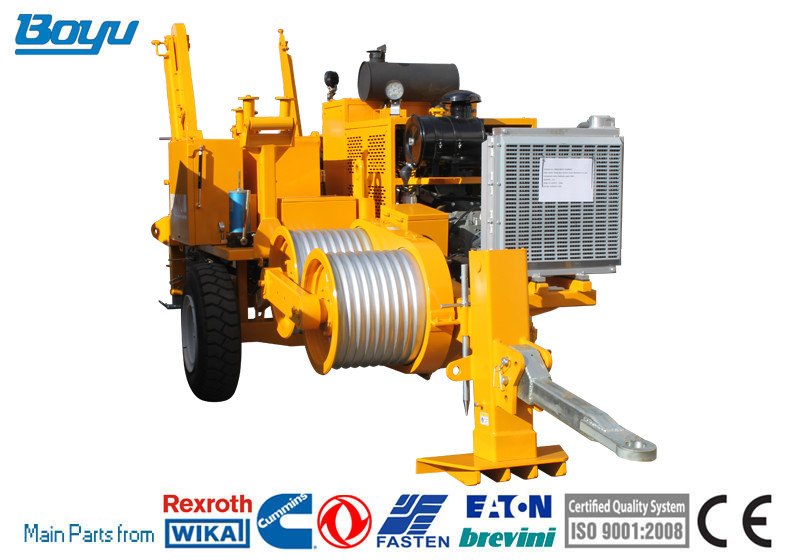 Max Diameter of Rope Reel 1400mm Power Line Stringing Hydraulic Puller ...