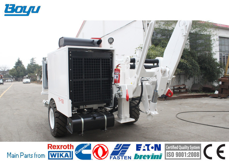 Power Line Stringing Equipment Hydraulic Puller Engine Rated Power 194kw