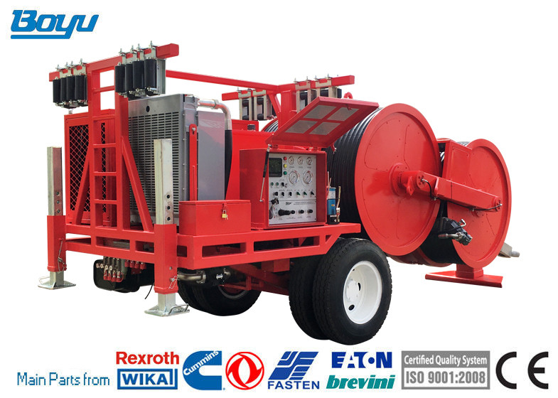 Tension Stringing Equipment TY2x70IV Hydraulic Conductor Tensioner For ...