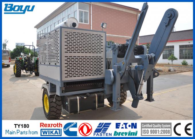 High Voltage Power Line Stringing Equipment / Hydraulic Pulling machine ...