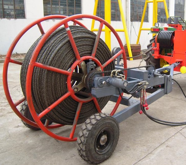 Tractor 50kN Conductor Stringing Equipment Hydraulic Puller For Cable ...