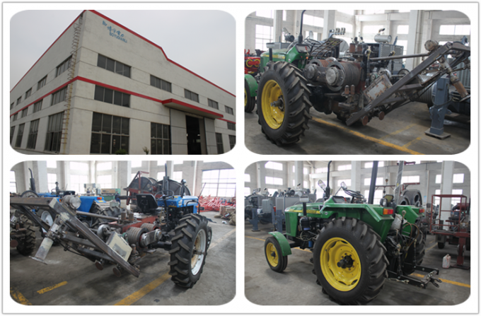 252 / 320mm Bull Wheel Tractor pulling machine 41 kN With 6 Groove Max ...