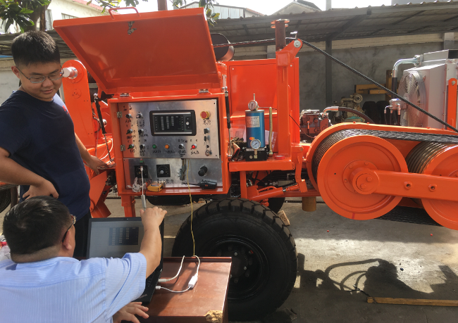Transmission Line Stringing Equipment Hydraulic Cable Tensioner Max ...