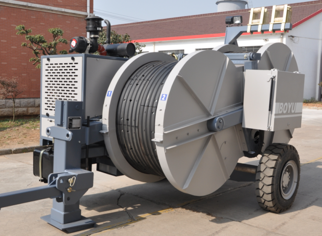 77kw Max Continuous Pull 2x35kN Hydraulic Tension Machine for Overhead ...