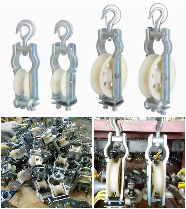 Universal Hook Block Transmission Tools And Equipment Crossarm Mounted ...