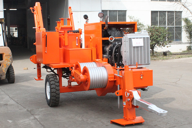 TY30D Max Pull 35kN Hydraulic Pulley Puller For Overhead Stringing Machine