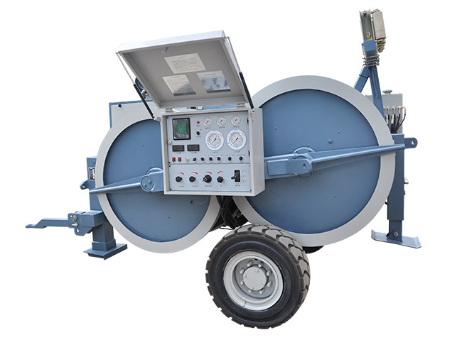 77kw Max Continuous Pull 2x35kN Hydraulic Tension Machine for Overhead ...